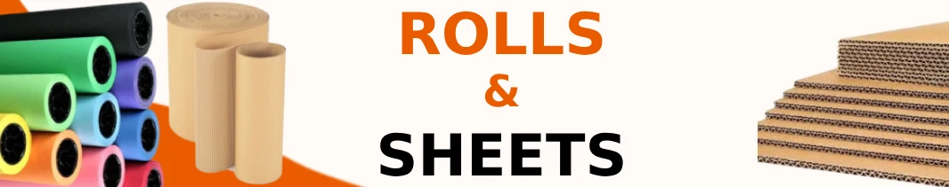 Corrugated Paper Rolls, Cardboard Sheets and Packing Paper Rolls